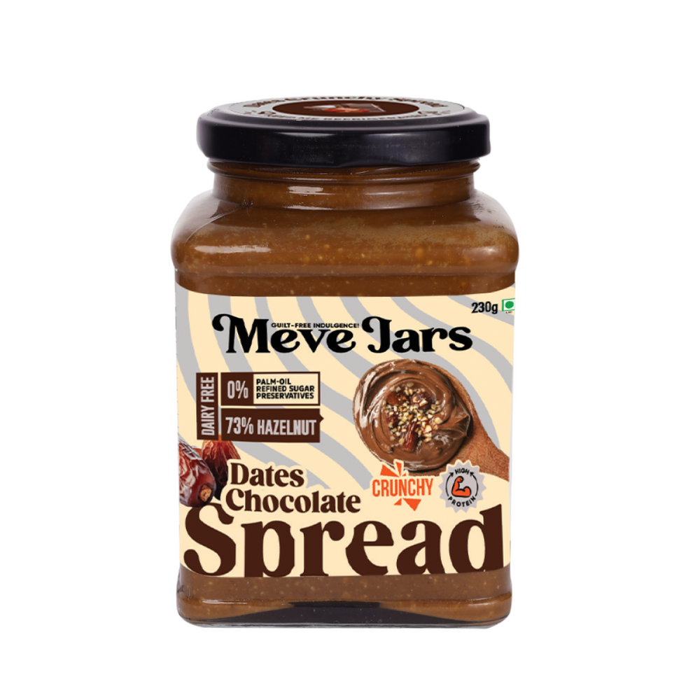 DATES CHOCOLATE SPREAD – Crunchy – Meve Jars